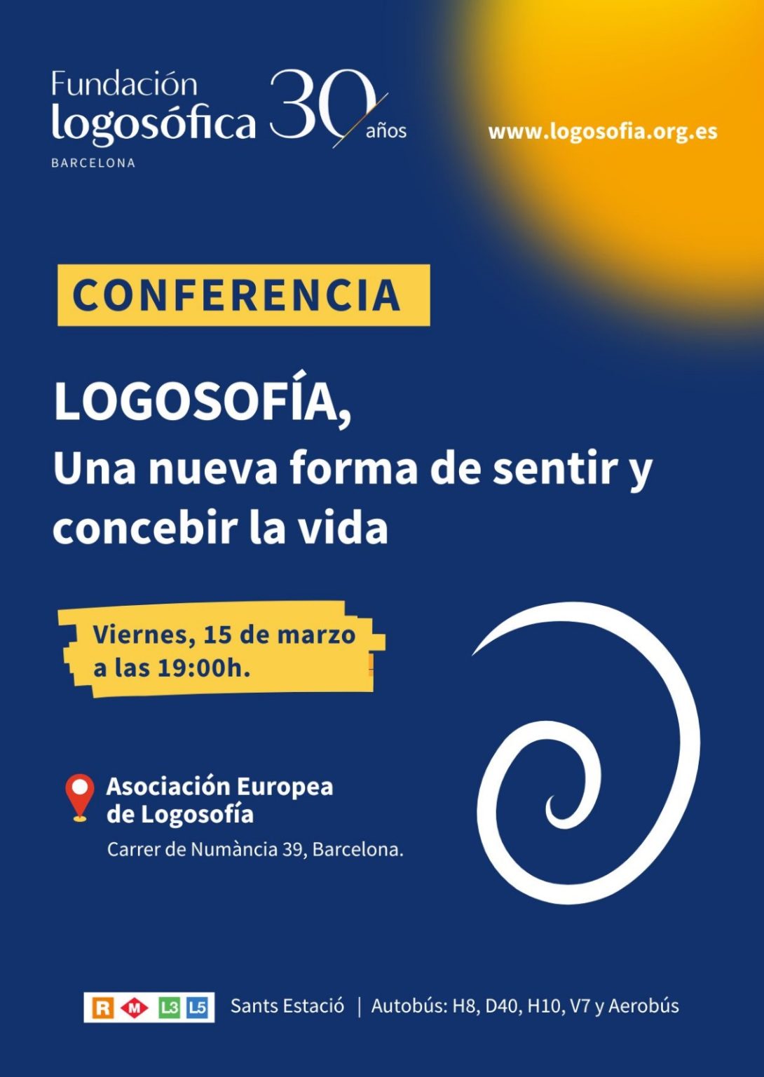 Conferencia pública en Barcelona 15 de marzo de 2024 – Logosofía, una ...